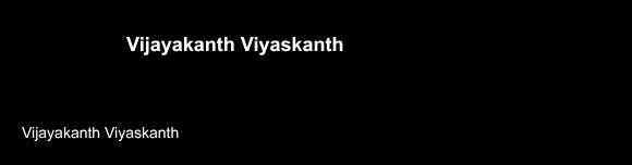 Vijayakanth Viyaskanth Profile - Cricket Player | Stats, Records, Video