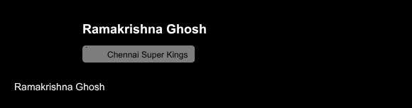 Ramakrishna Ghosh Profile - Cricket Player | Stats, Records, Video