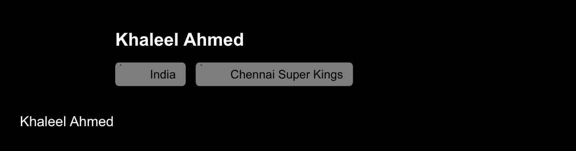 Khaleel Ahmed Profile - Cricket Player | Stats, Records, Video