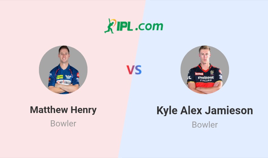 Matthew Henry VS Kyle Alex Jamieson - Head-to-Head IPL, Test, ODI & T20 ...