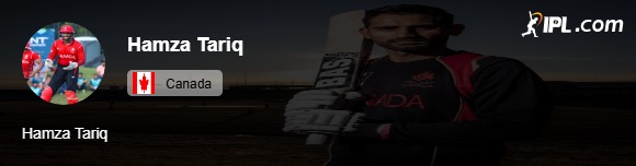 Hamza Tariq Profile - Cricket Player | Stats, Records, Video